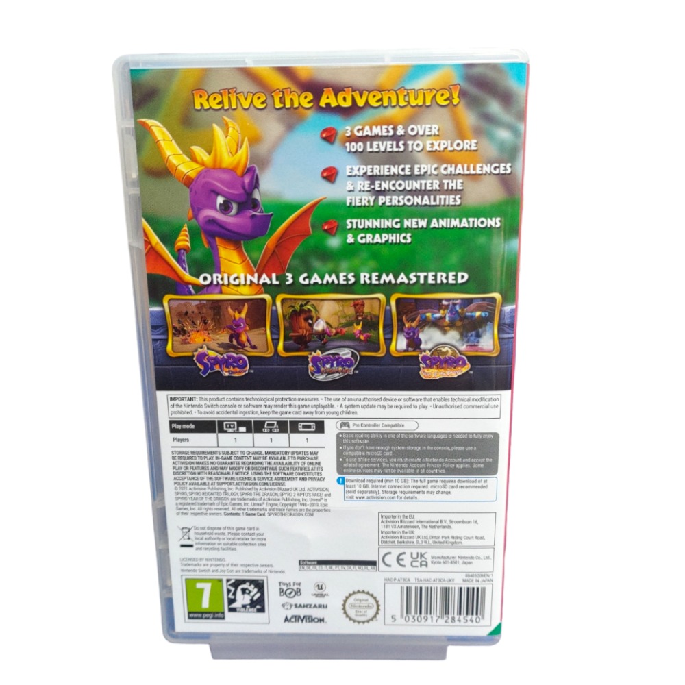 Pre-owned Nintendo Spyro Reignited Trilogy -Switch Games- - Own4Less